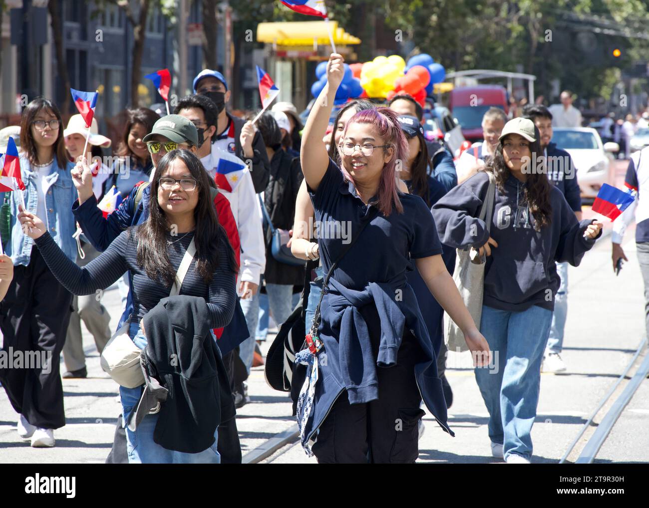 San Francisco, CA - Aug 12, 2023: Participants in the 30th annual ...