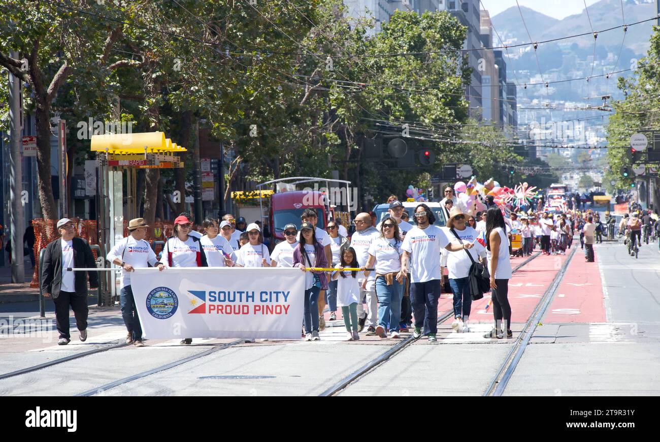 San Francisco, CA - Aug 12, 2023: Participants in the 30th annual ...