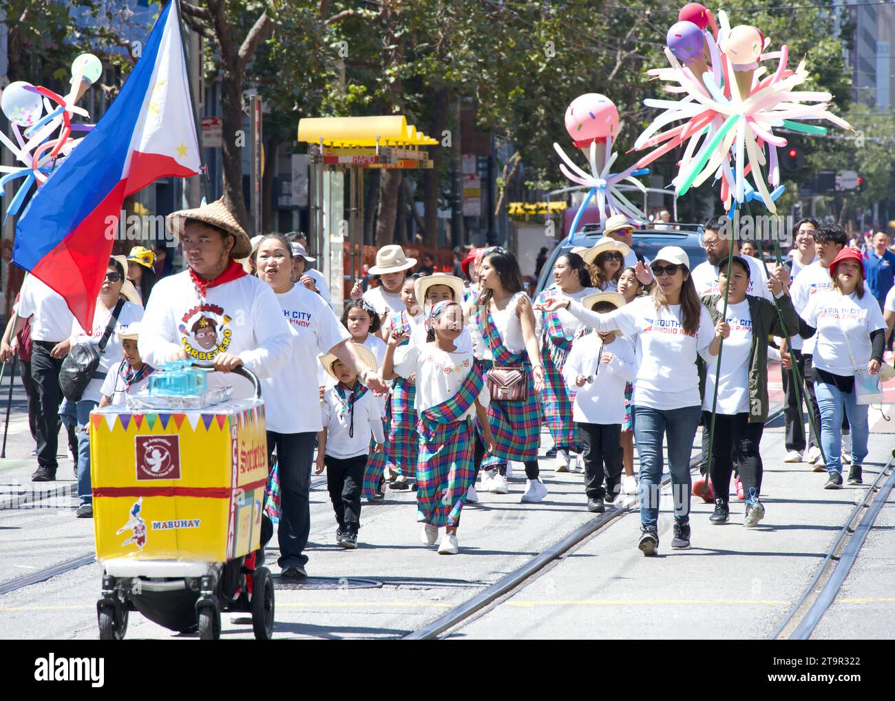 San Francisco, CA - Aug 12, 2023: Participants in the 30th annual ...