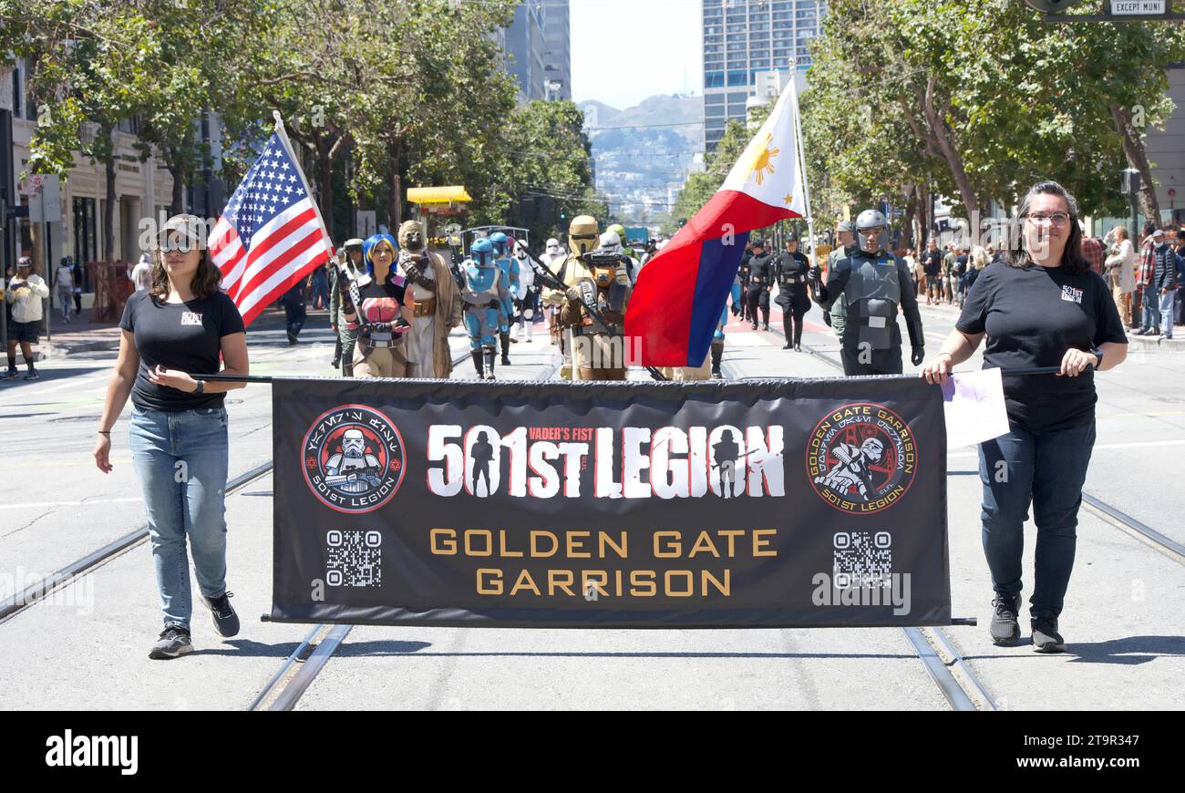 San Francisco, CA - Aug 12, 2023: Participants in the 30th annual ...