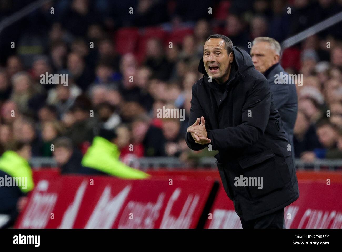 AMSTERDAM, NETHERLANDS - NOVEMBER 25: Headcoach John van t Schip (AFC ...