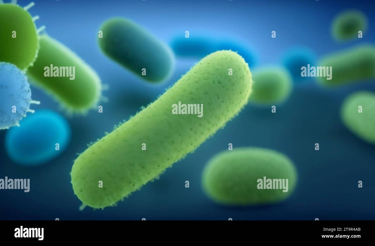 cell life, abstract scientific illustration Stock Photo - Alamy