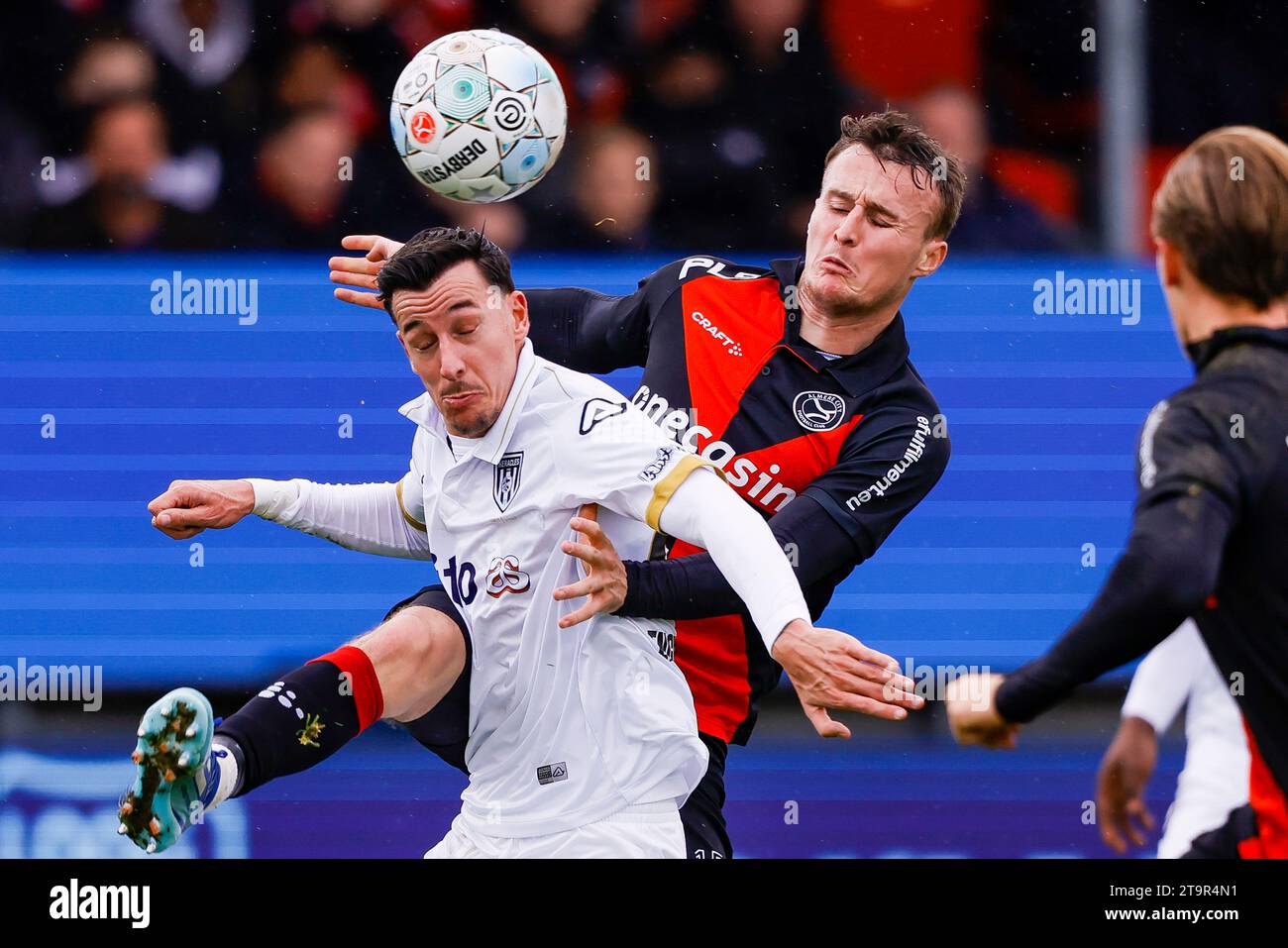 ALMERE, NETHERLANDS - NOVEMBER 26: Mario Engels (Heracles Almelo) and ...
