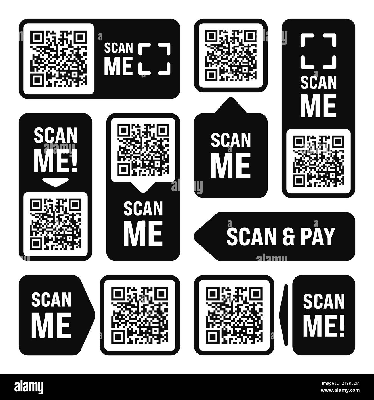 Supermarket scan and pay Black and White Stock Photos & Images - Alamy