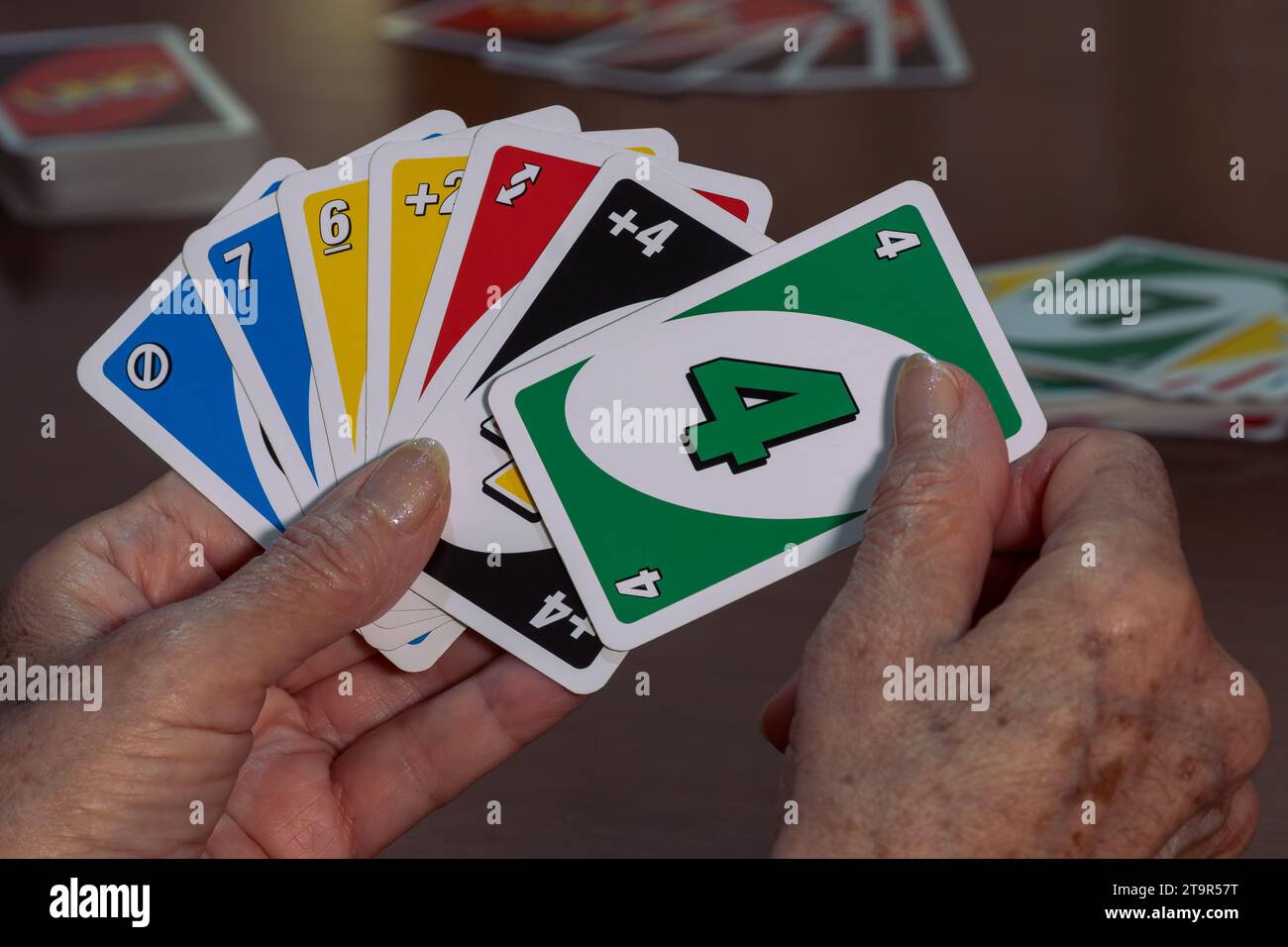 Uno cards hi-res stock photography and images - Alamy