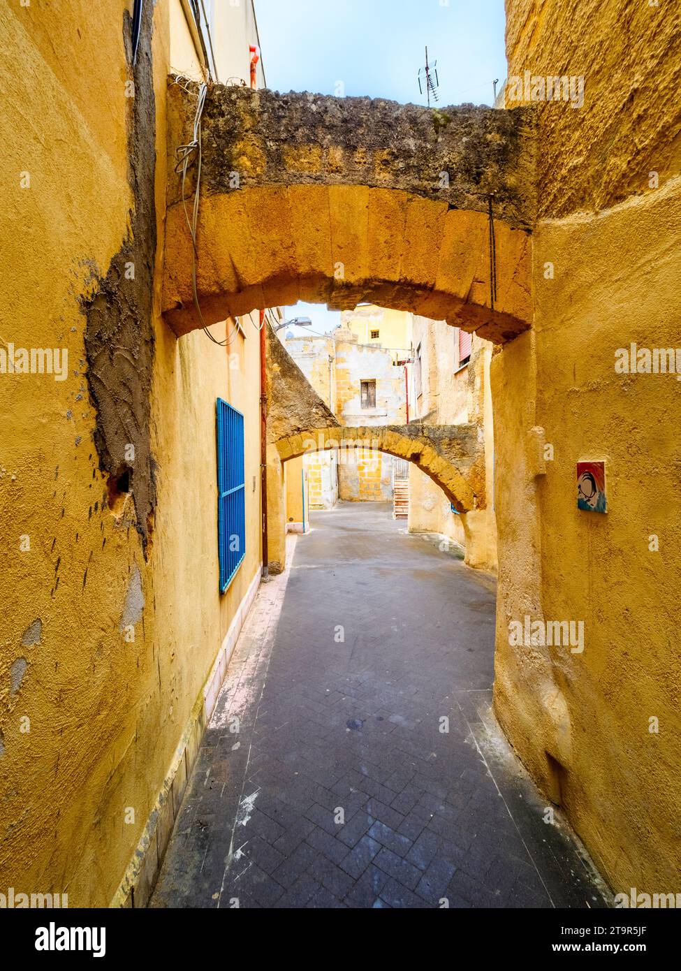Typical Islamic urban layout of the so-called Kasbah in the old town of ...