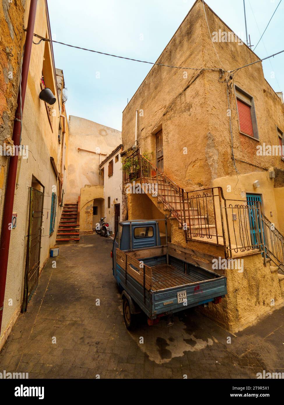 Typical Islamic urban layout of the so-called Kasbah in the old town of ...