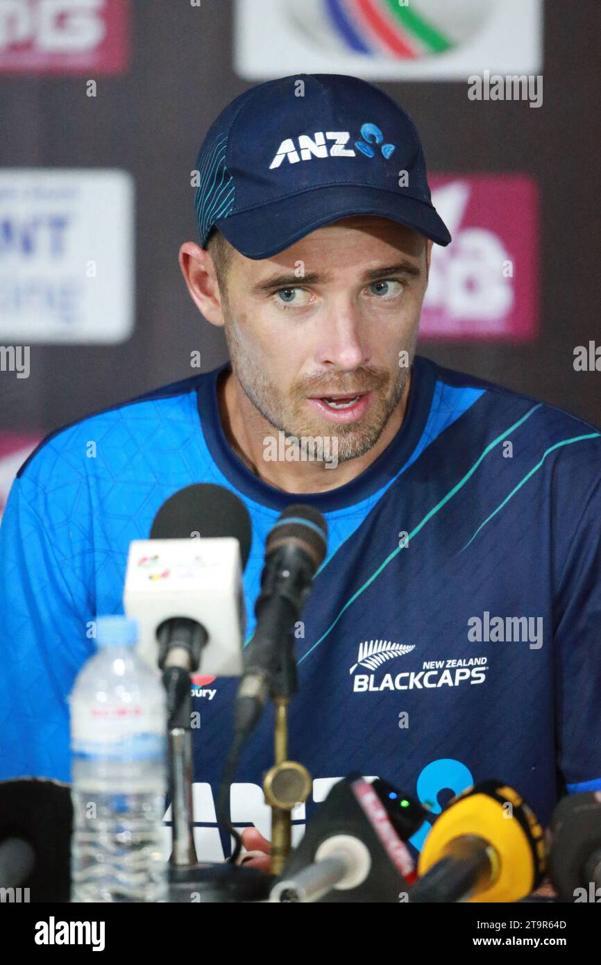 Cricketer devon conway new zealand hi-res stock photography and images ...