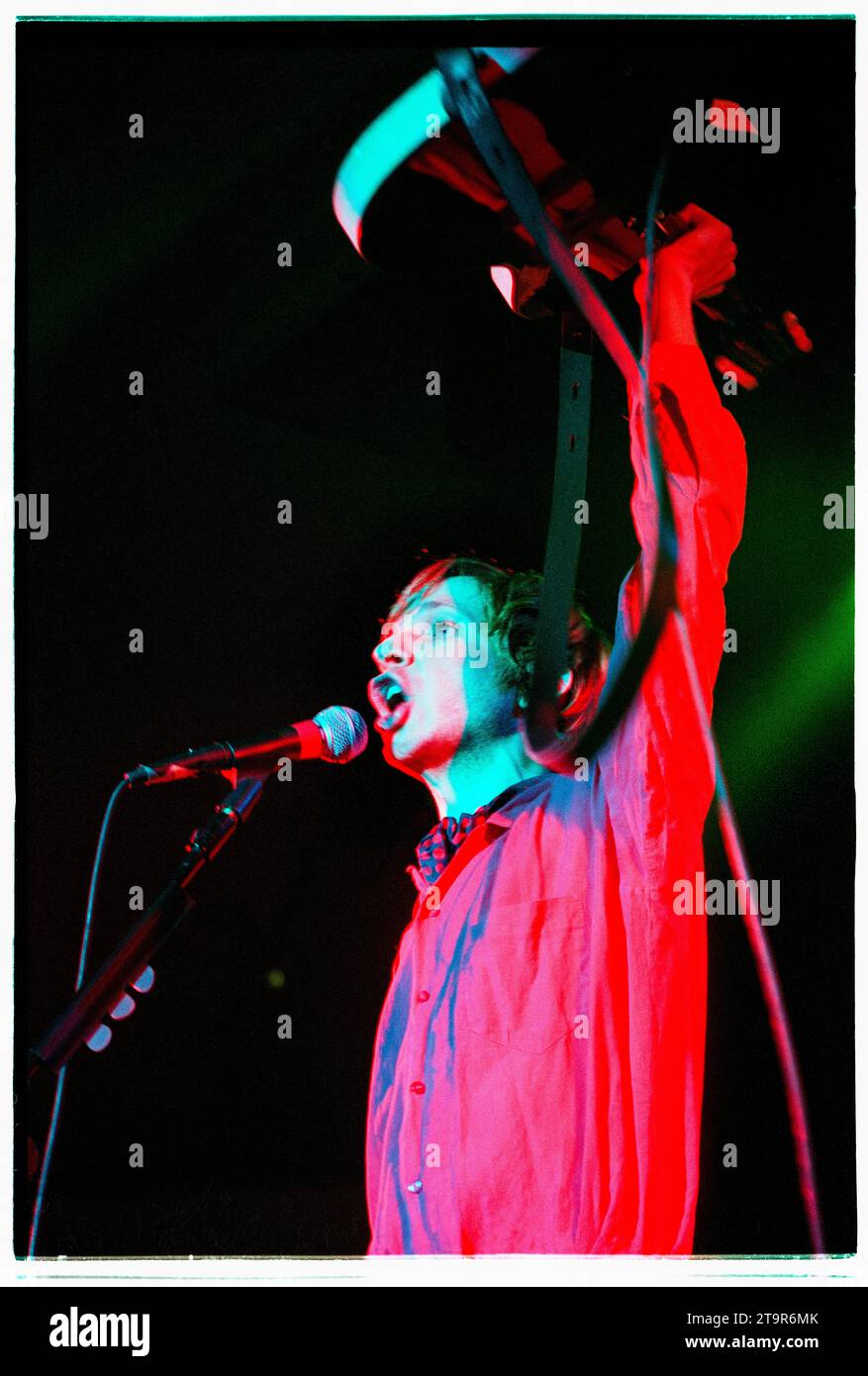 BECK, SINGER, 1997: Beck plays a one-off gig at Cardiff University to ...