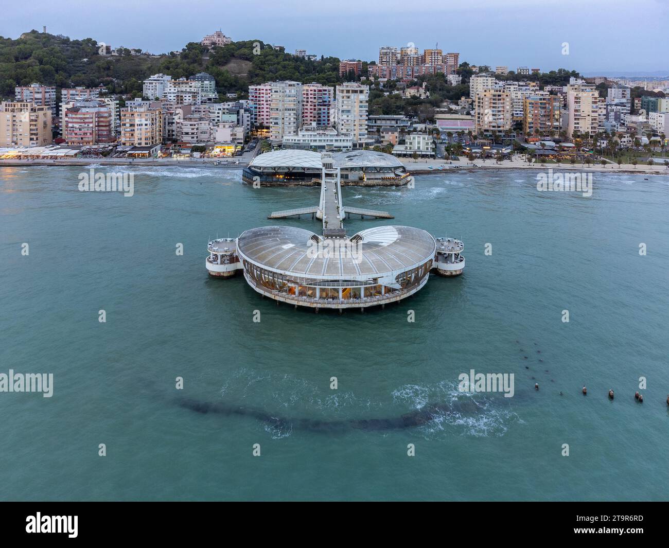 Aerial view beach durres hi-res stock photography and images - Alamy