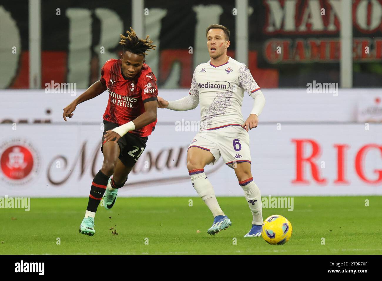 November 25 2023 Milan - Italy - sport, soccer - Milan vs Fiorentina ...
