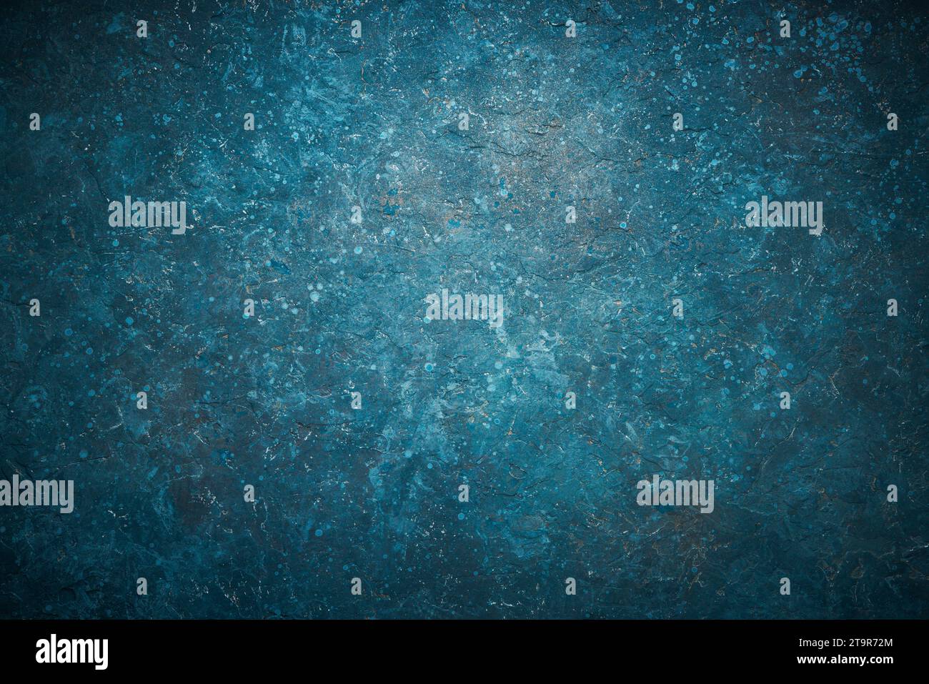 Dark blue old vintage backdrop, grey wall texture background Stock ...