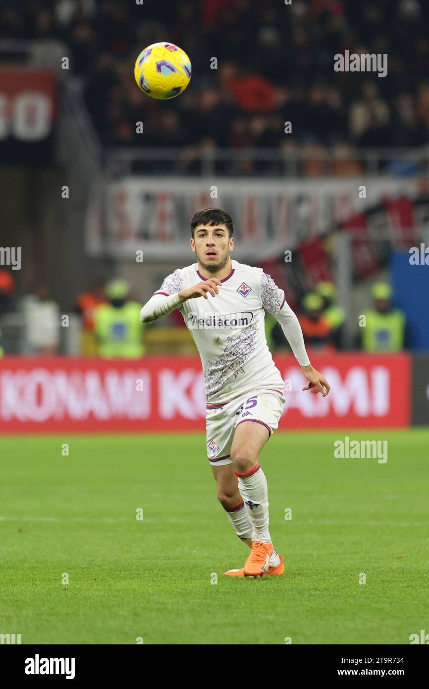 November 25 2023 Milan - Italy - sport, soccer - Milan vs Fiorentina ...