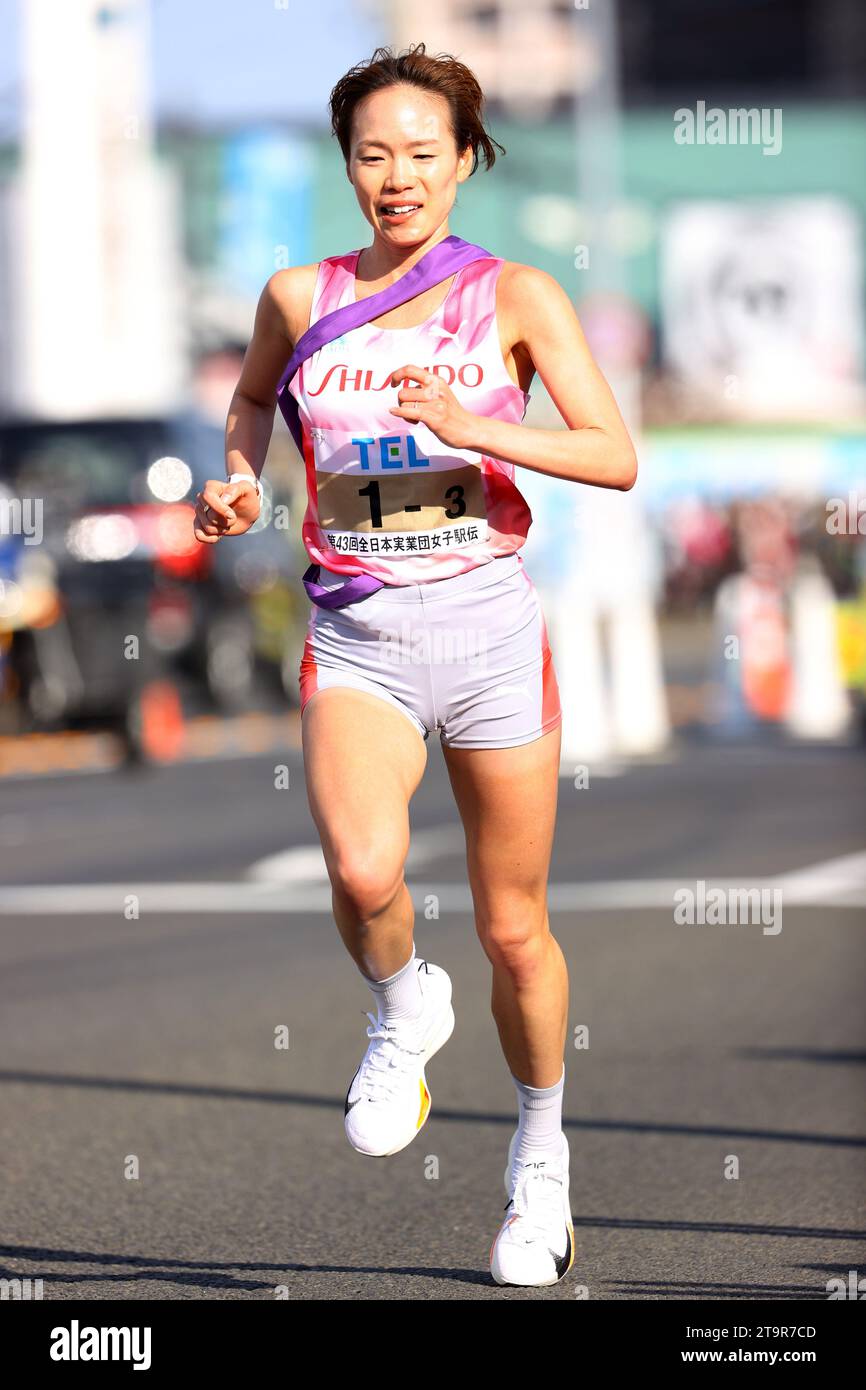 Mao Ichiyama (), NOVEMBER 26, 2023 - Ekiden : All Japan Industrial Women's Ekiden Race 2023 in ...