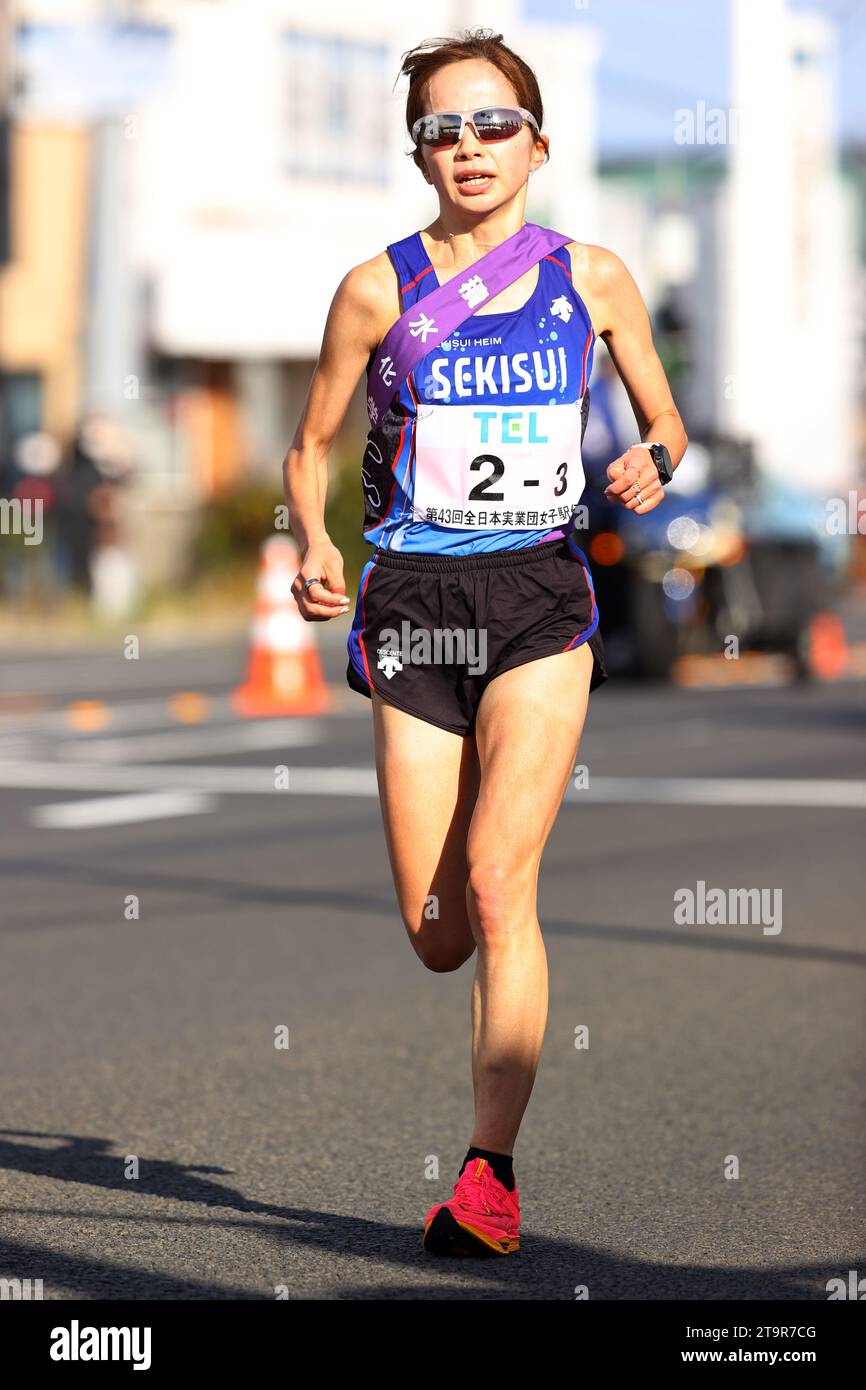 Sayaka Sato (), NOVEMBER 26, 2023 - Ekiden : All Japan Industrial Women's Ekiden Race 2023 in ...