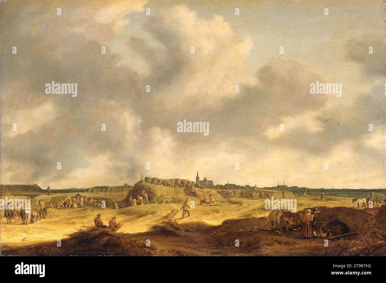 Siege of 's-Hertogenbosch by Frederik Hendrik 1639 by Pieter De Neyn ...
