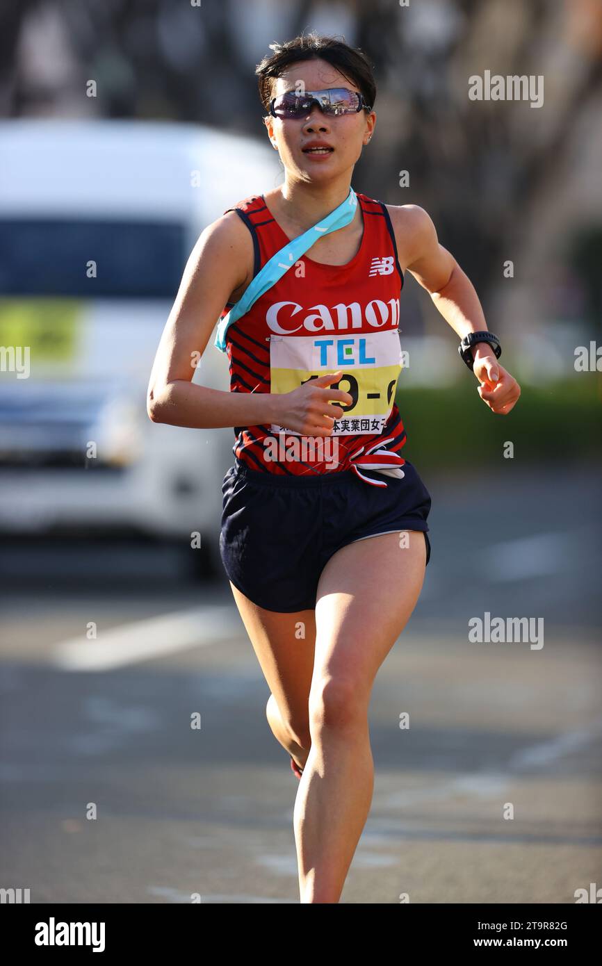 Miyagi, Japan. 26th Nov, 2023. Haruna Mizutani () Ekiden : All Japan ...