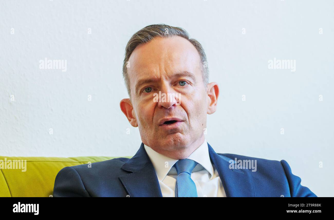 Mainz, Germany. 24th Nov, 2023. Volker Wissing (FDP), Federal Minister ...