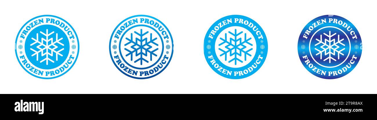 Frozen product icon set. Vector illustration Stock Vector Image & Art ...