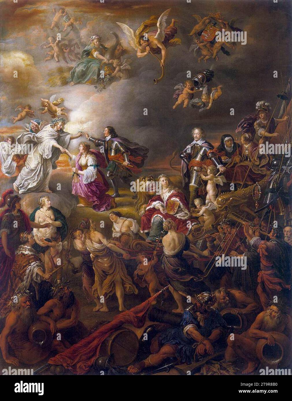Allegory of the Peace under Stadholder William II 1650 by Adriaen Van ...