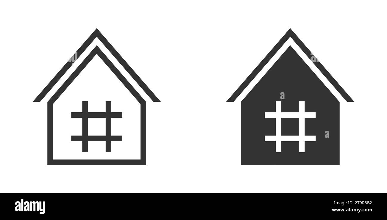 Jail house icon. Vector illustration Stock Vector Image & Art - Alamy