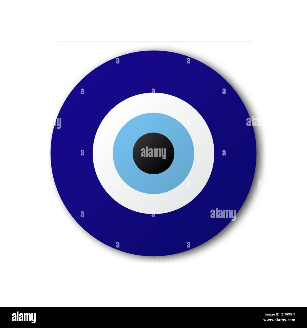 Evil eye icon. Greek or Turkish amulet. Vector illustration Stock ...