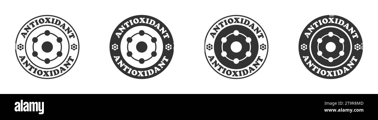 Antioxidant icon set. Vector illustration Stock Vector Image & Art - Alamy