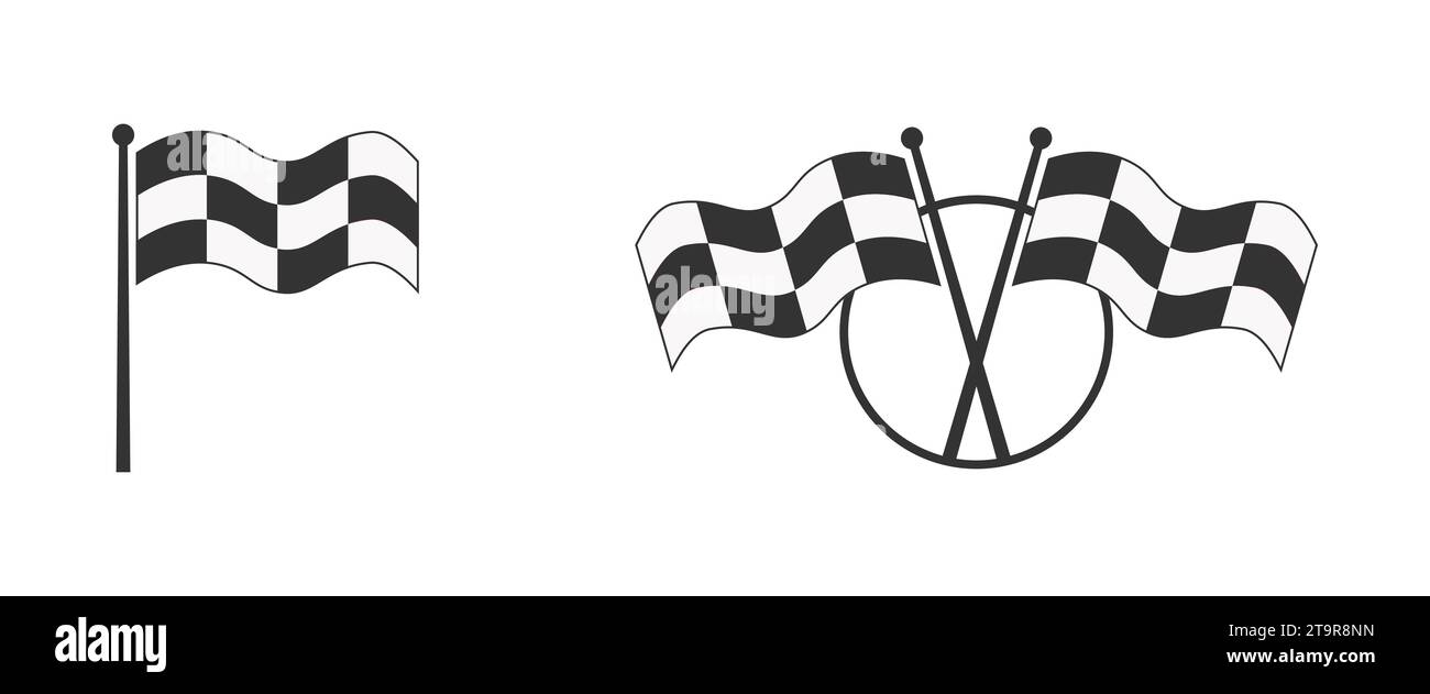 Racing Flag Icon Vector Illustration Stock Vector Image And Art Alamy