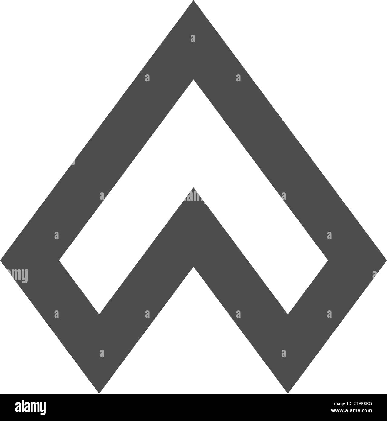 Letter A, triangle logo concept desain illustration Stock Vector Image ...