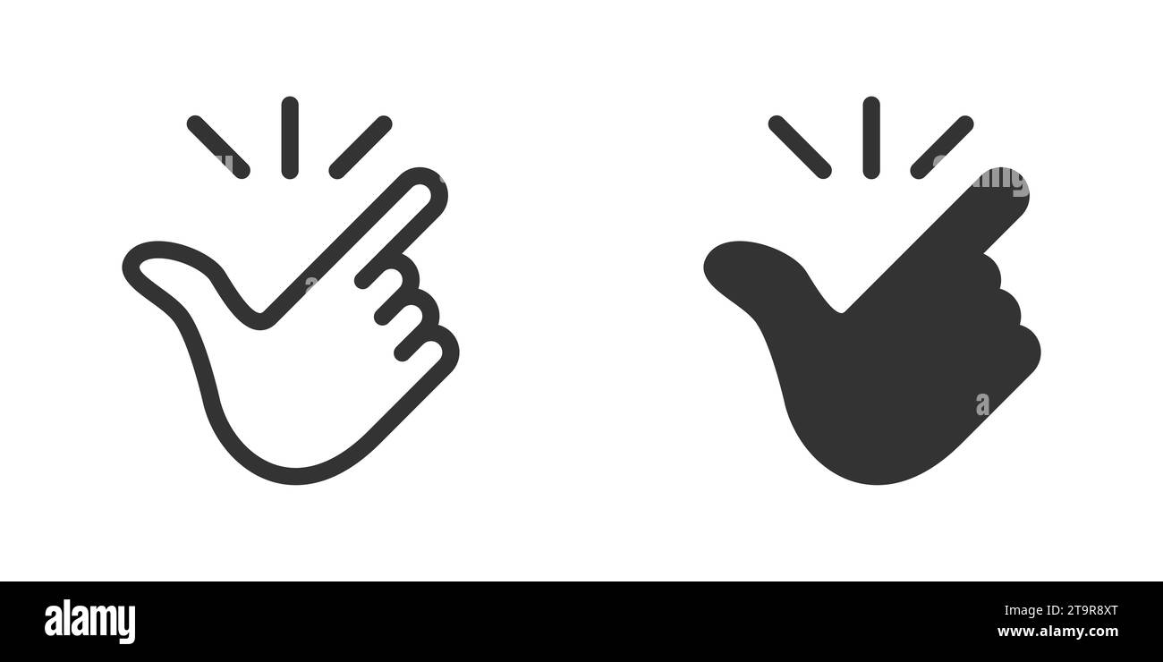 Snap of fingers icon. Like easy symbol. Vector illustration Stock ...