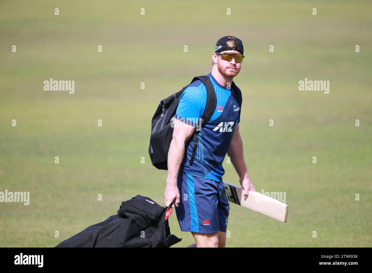 New Zealand Test Cricket Team attends practice session at Sylhet ...
