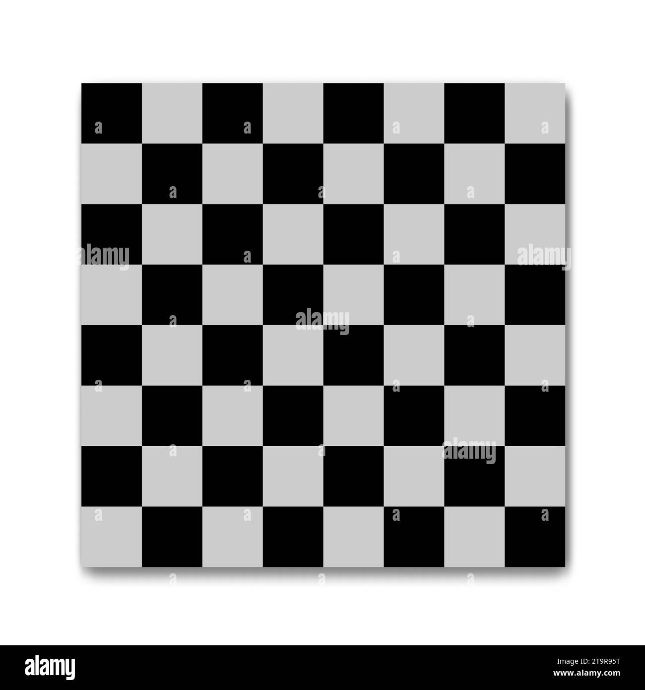 Chess board icon with shadow under. Flat vector illustration Stock ...
