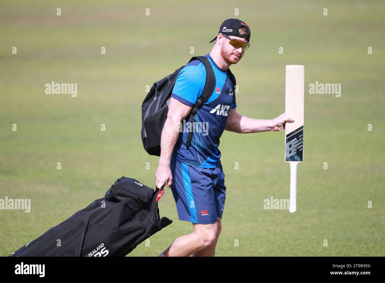 New Zealand Test Cricket Team attends practice session at Sylhet ...