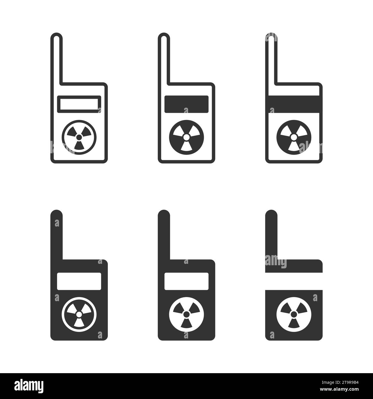 Detect radiation Stock Vector Images - Alamy