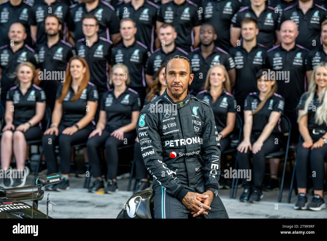 ABU DHABI, UNITED ARAB EMIRATES - NOVEMBER 23: Lewis Hamilton, Mercedes ...