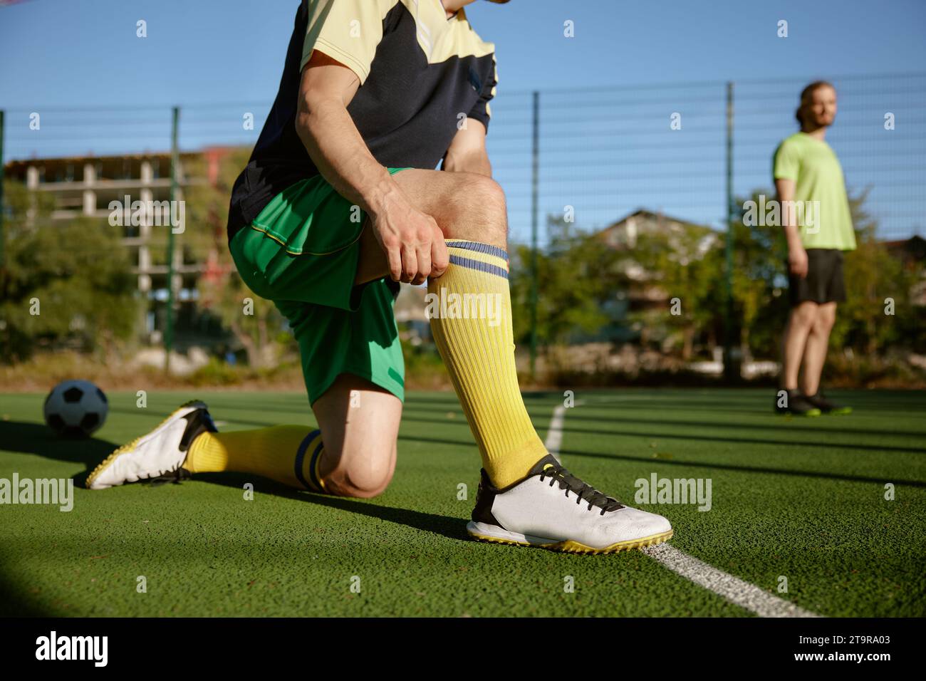 Football game preparation hi-res stock photography and images - Alamy