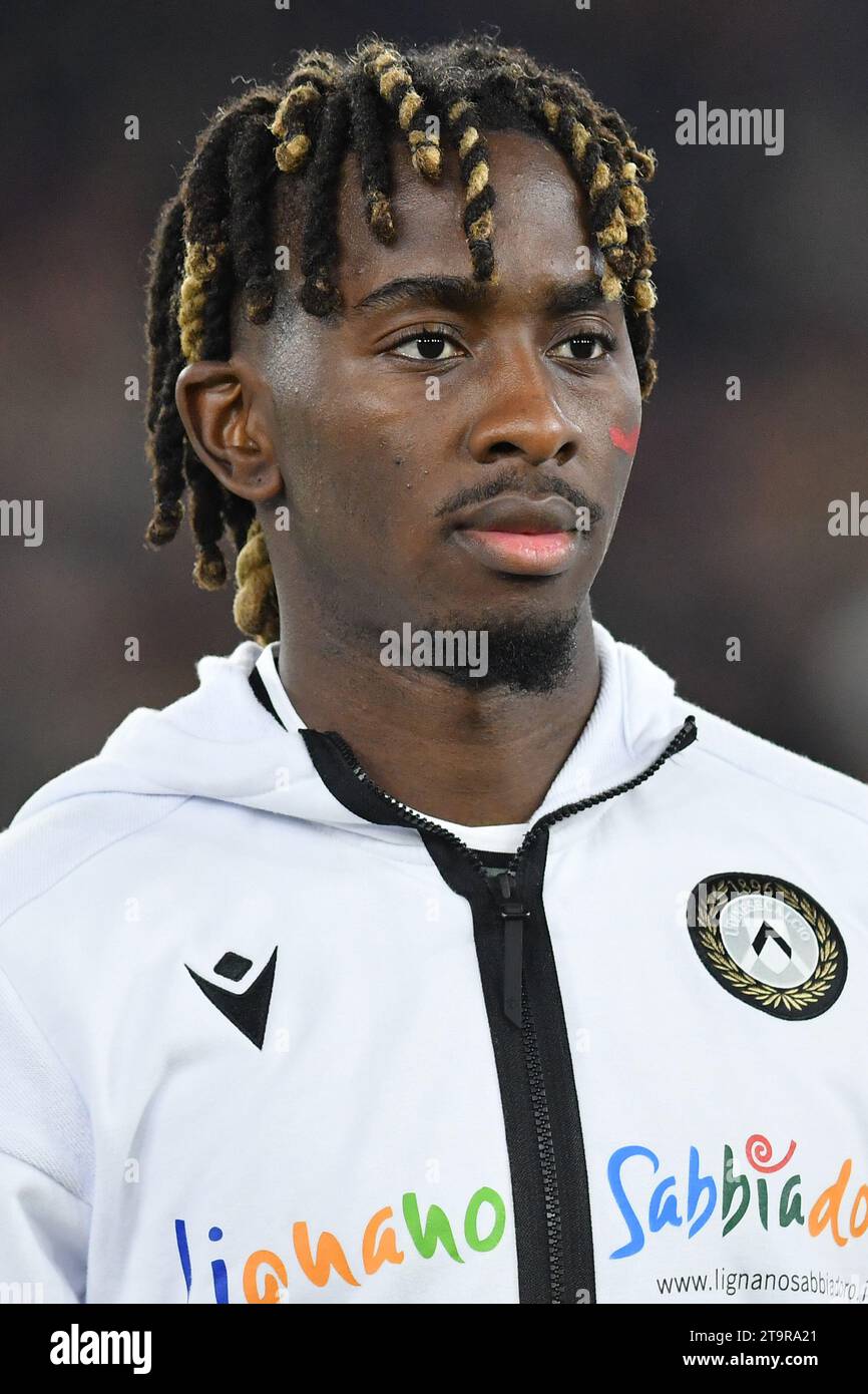 Rome, Lazio. 26th Nov, 2023. Jordan Zemura of Udinese during the Serie ...
