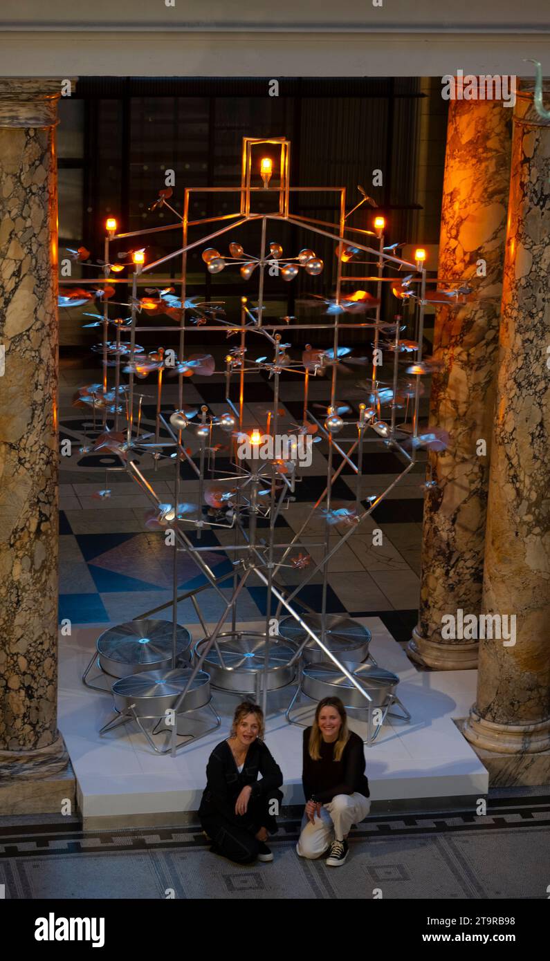 London, UK. 27th Nov, 2023. The V&A 2023 Christmas Tree Installation ...