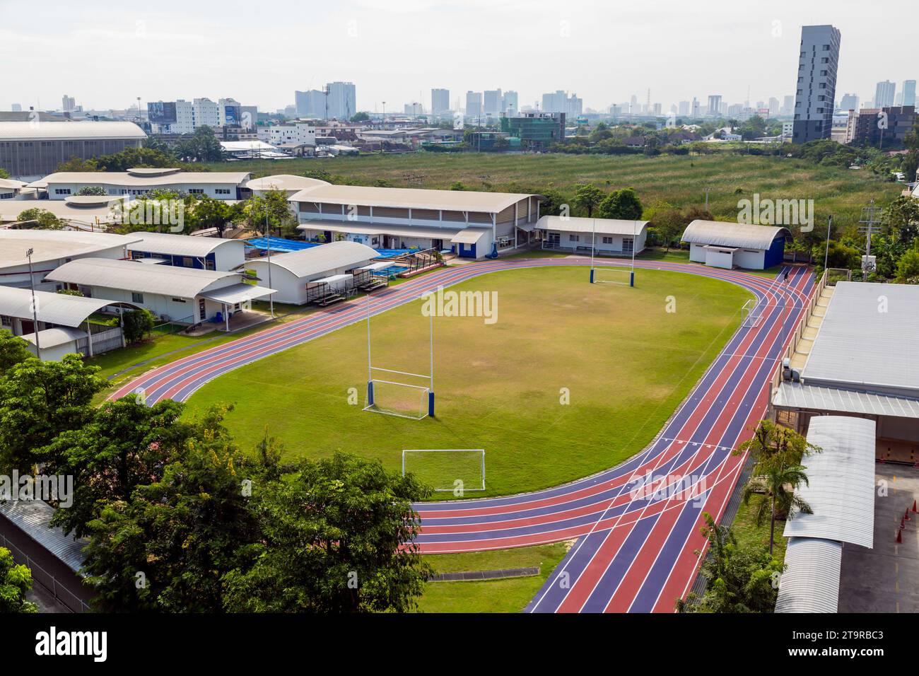 Athletics stadium elevated view hi-res stock photography and images - Alamy