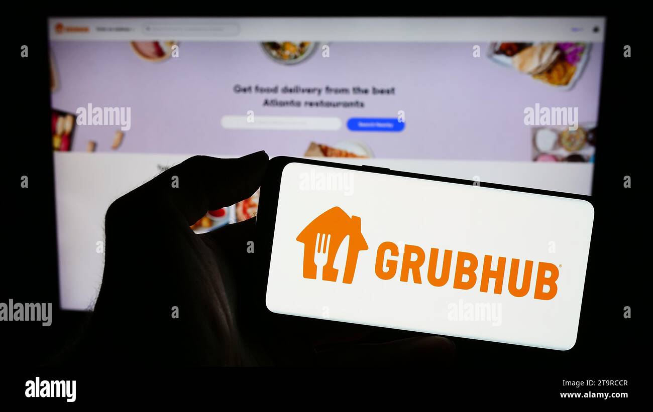 Food delivery logo hi-res stock photography and images - Alamy