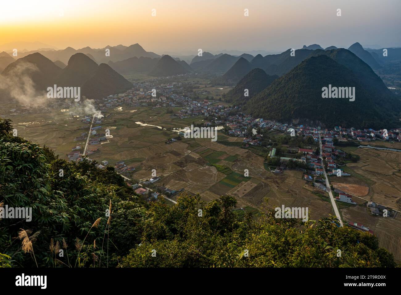 The Bac Son Valley in Vietnam Stock Photo - Alamy