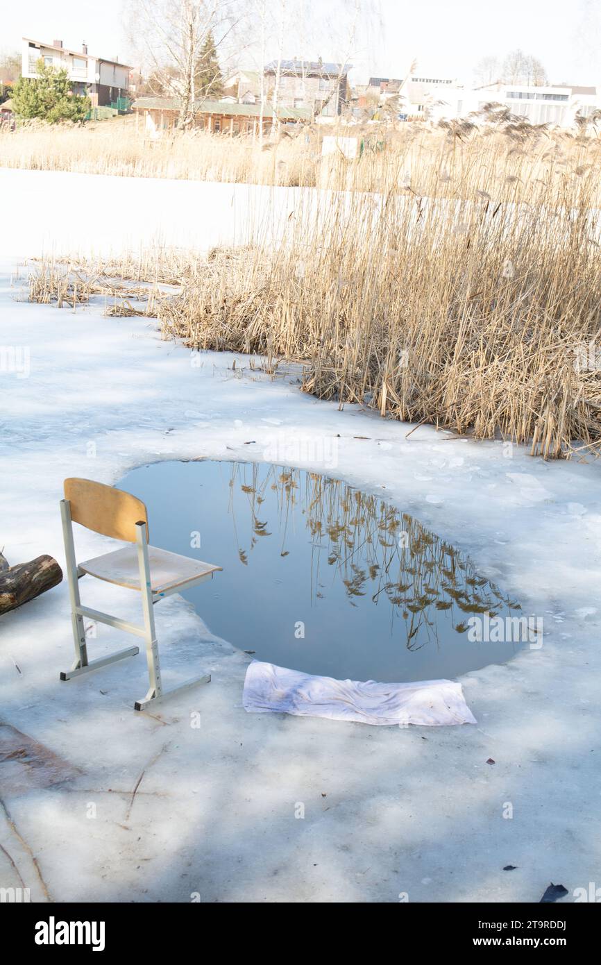 photo, snow, hole, hobby, travel, landscape - scenery, atmosphere ...