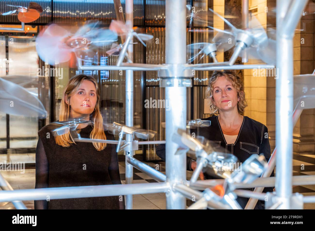 London, UK. 27th Nov, 2023. V&A 2023 Christmas Tree Installation ...