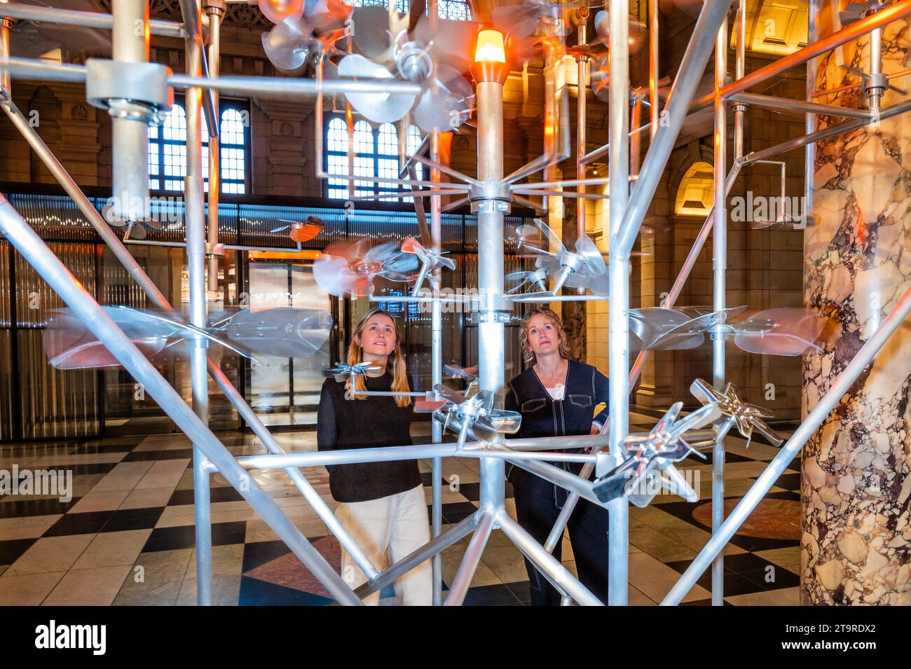 London, UK. 27th Nov, 2023. V&A 2023 Christmas Tree Installation ...