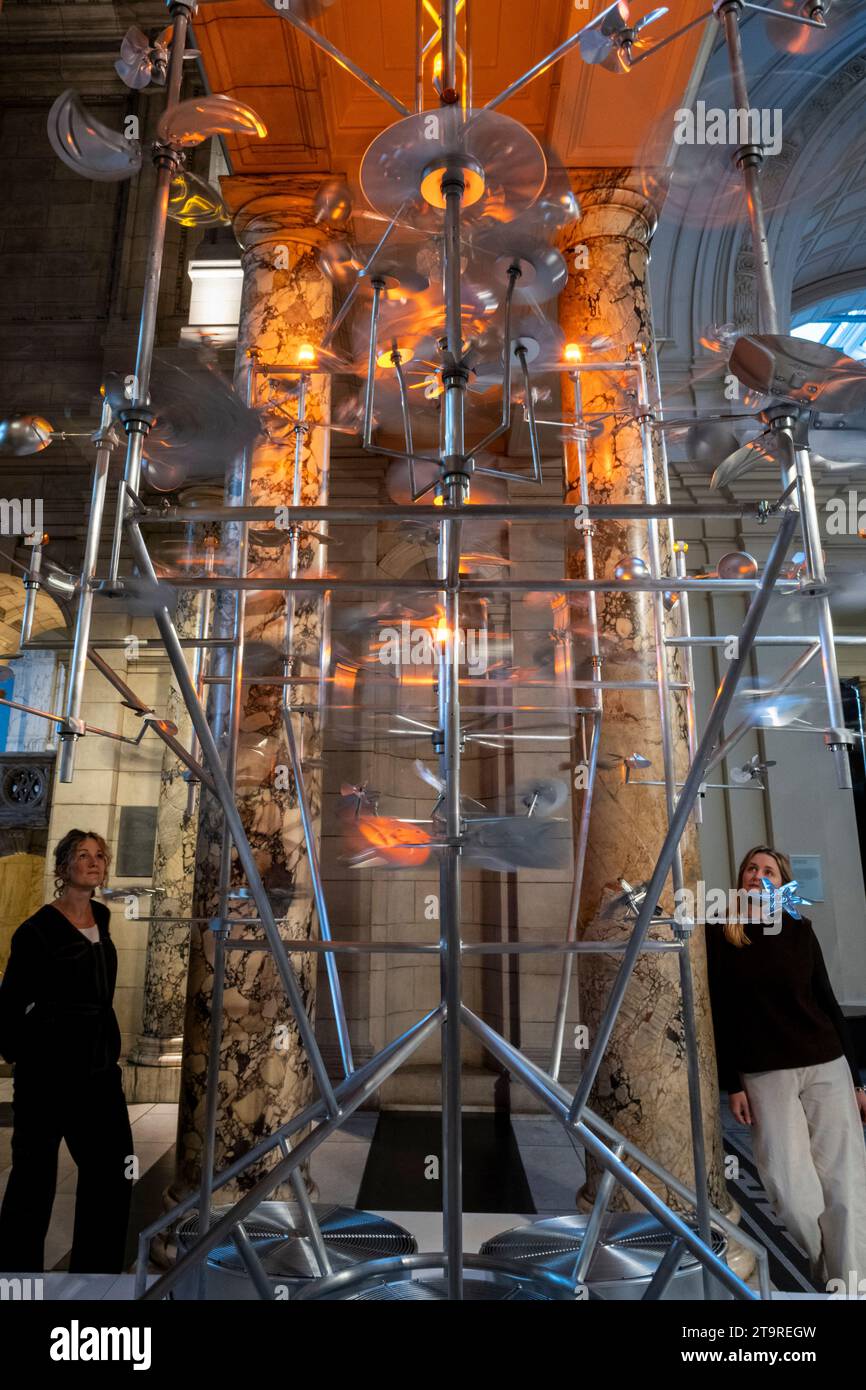 London, UK. 27 November 2023. The 2023 Christmas Tree installation, by ...