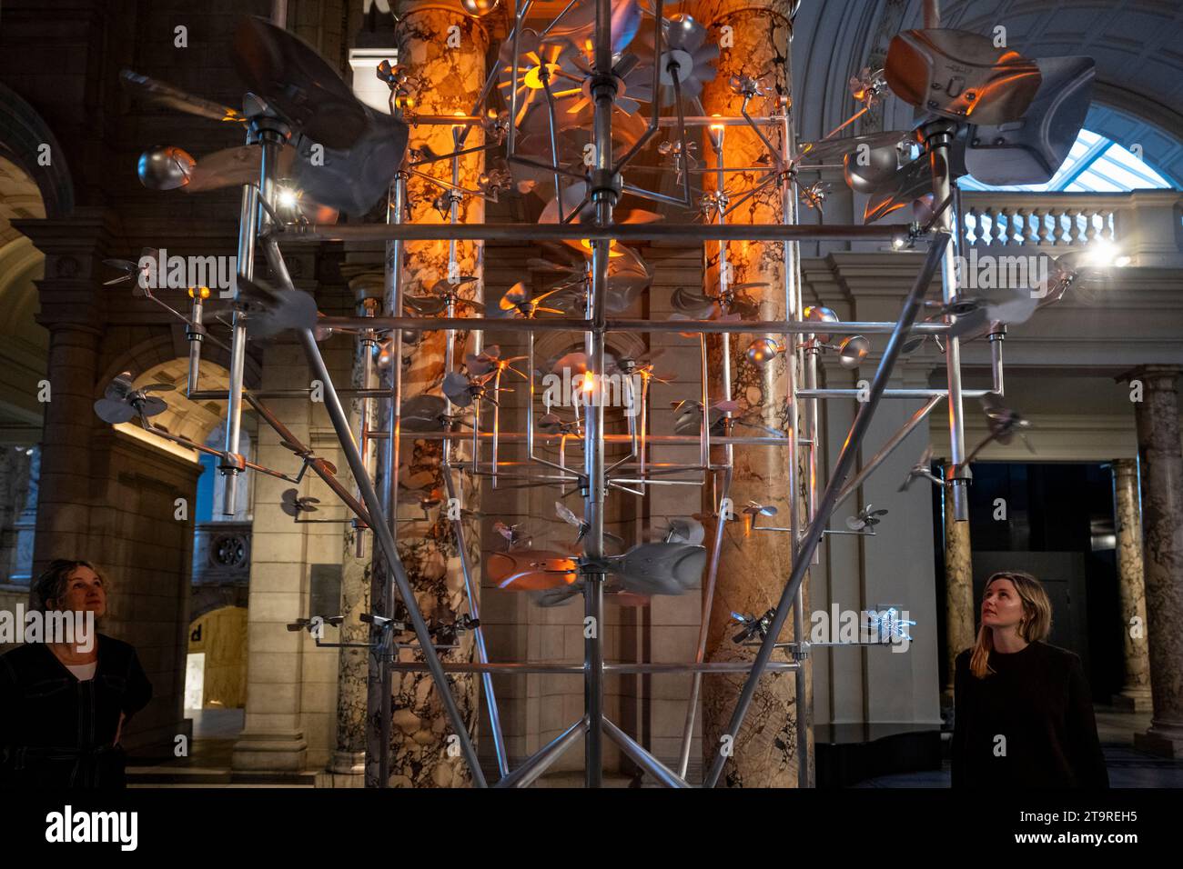 London, UK. 27 November 2023. The 2023 Christmas Tree installation, by ...