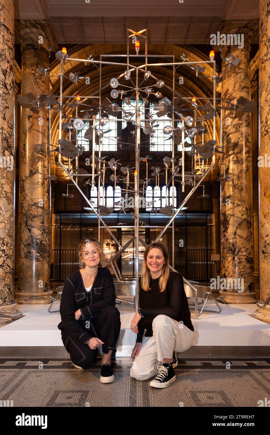 London, UK. 27 November 2023. The 2023 Christmas Tree installation, by ...