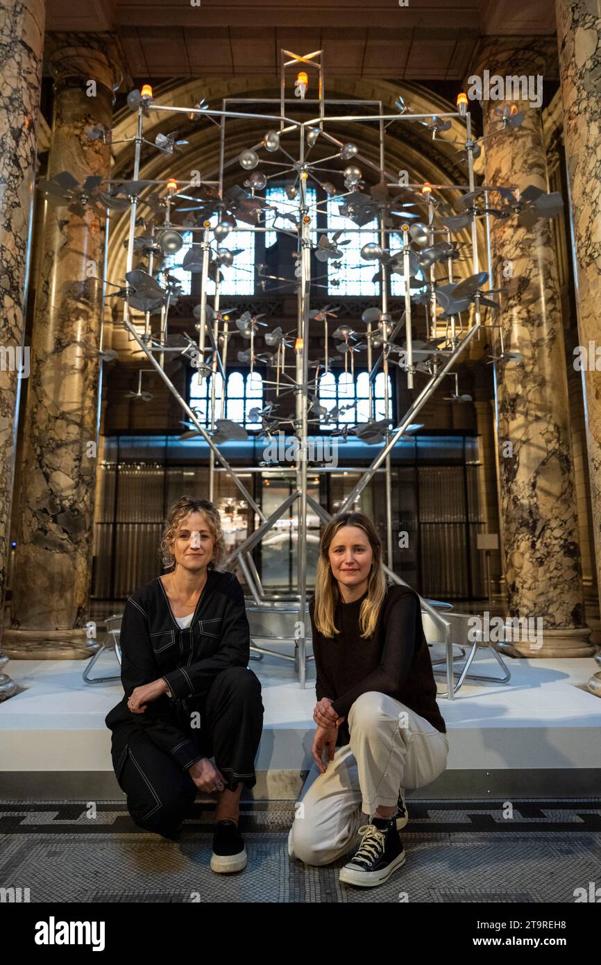 London, UK. 27 November 2023. The 2023 Christmas Tree installation, by ...