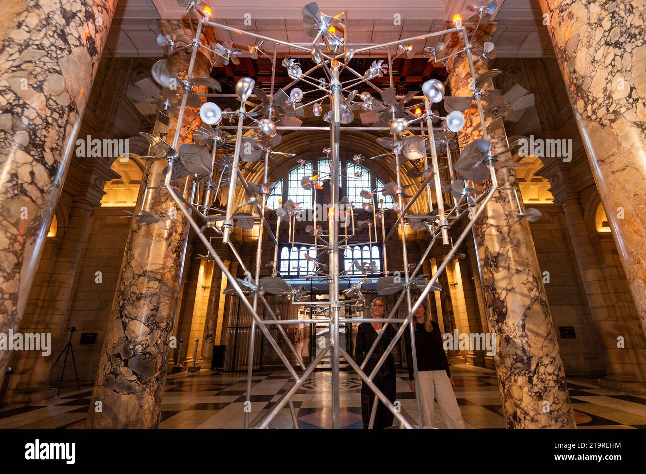 London, UK. 27 November 2023. The 2023 Christmas Tree installation, by ...