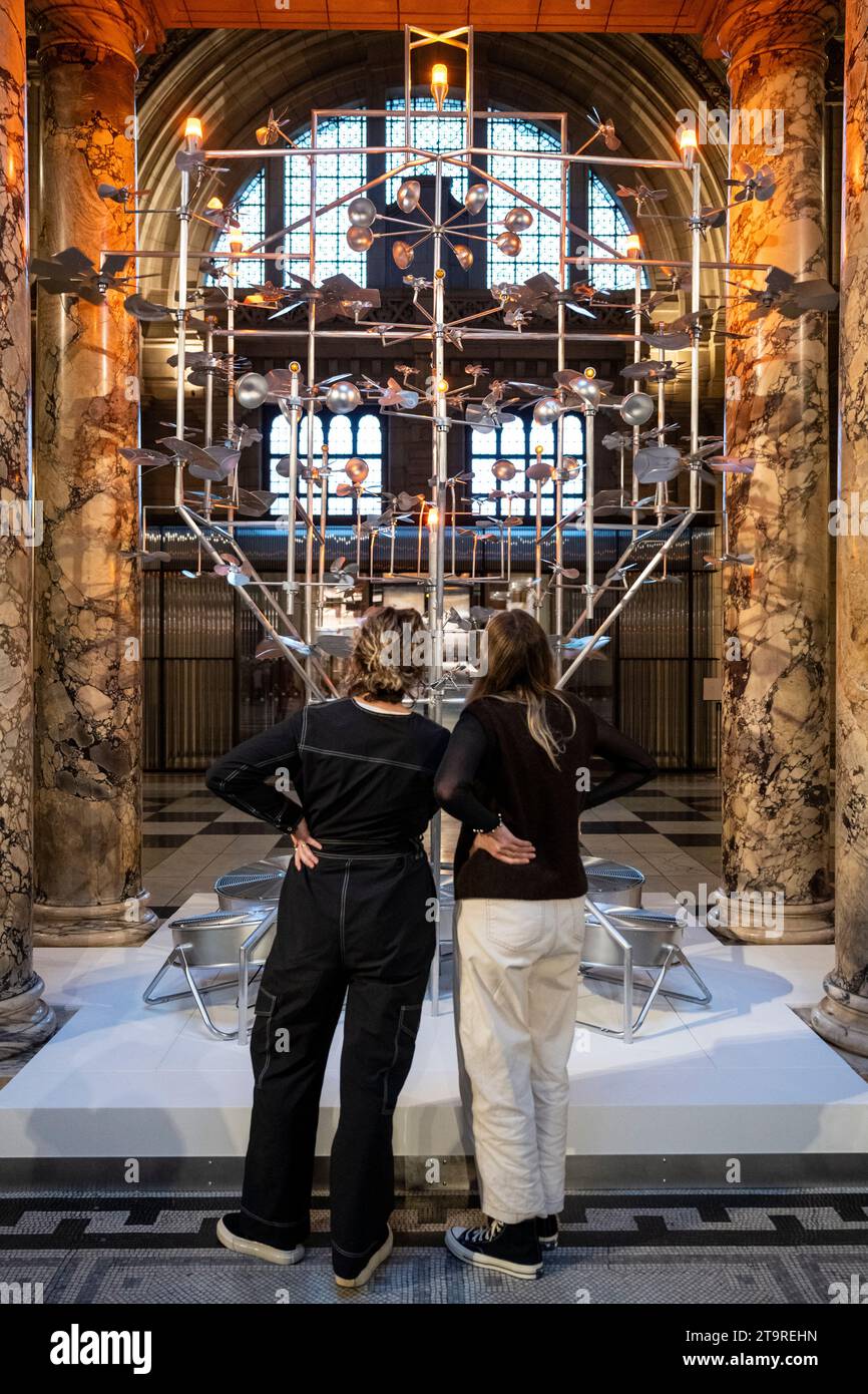 London, UK. 27 November 2023. The 2023 Christmas Tree installation, by ...